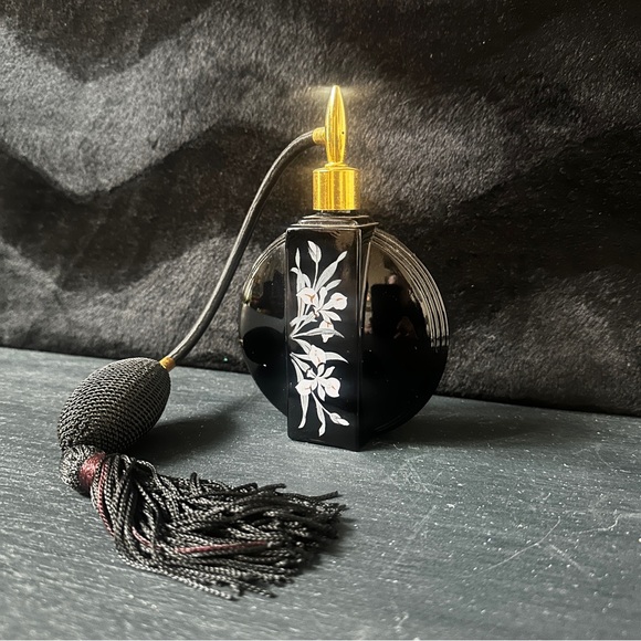 Other | Vintage Black Atomizer Perfume Bottle | Poshmark